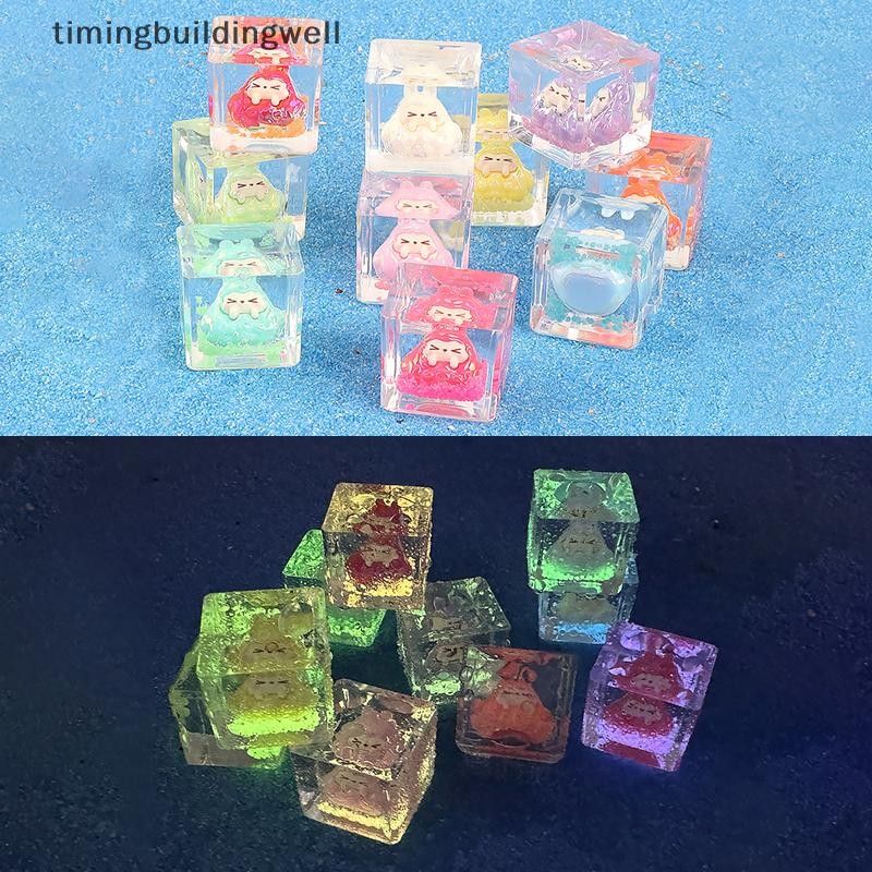 Twth การ์ตูน Luminous Ice Cubes ตุ๊กตา Micro ภูมิทัศน์เครื่องประดับ ...