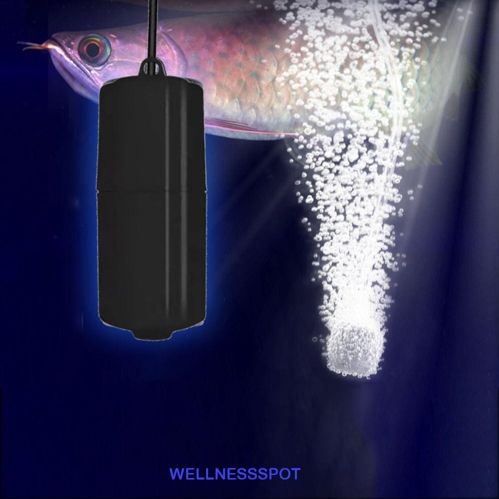 Wellnessspot ปั๊มลมตู้ปลาขนาดเล็ก, ปั๊มออกซิเจน USB ประหยัดพลังงาน 1.5W, แบบพกพาพร้อมหินอากาศที่ ...
