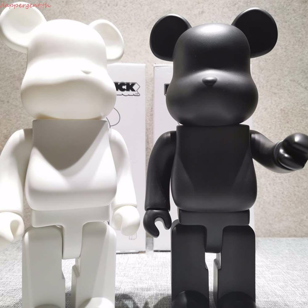 DAPPERGENT บล็อกหมีตกแต่งโต๊ะ 11 นิ้ว DIY อะนิเมะสีตุ๊กตาเคลื่อนย้ายได้คอลเลกชันตุ๊กตาของเล่น ...