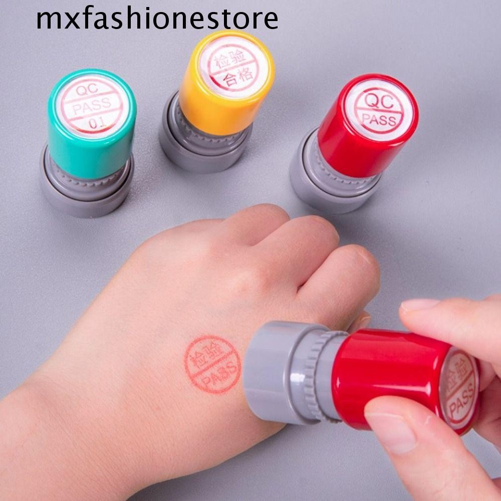 MXFASHIONE QA QC Inspect Stamp, Self-Inking แกะสลักคุณภาพ PASS Stamp ...