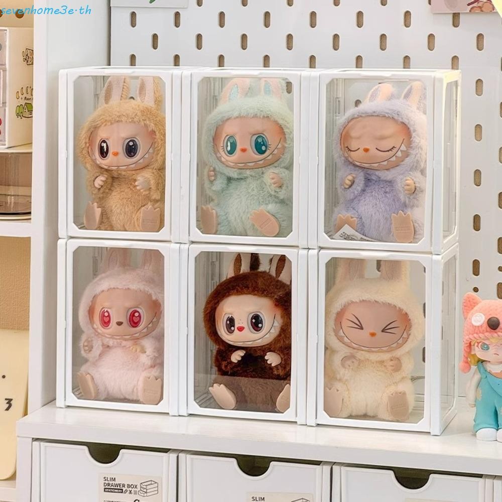 SEVENHOME3E Labubu Figures ตุ๊กตาแสดงกล่อง,เครื่องประดับแสดงการ์ตูน ...
