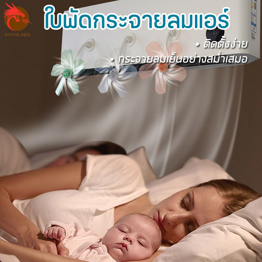 ใบพัดกระจายลมแอร์ Conditioning Guide Fan พัดลม Windmill Shaped พัดลม ติดผนังเครื่องปรับอากาศ ...