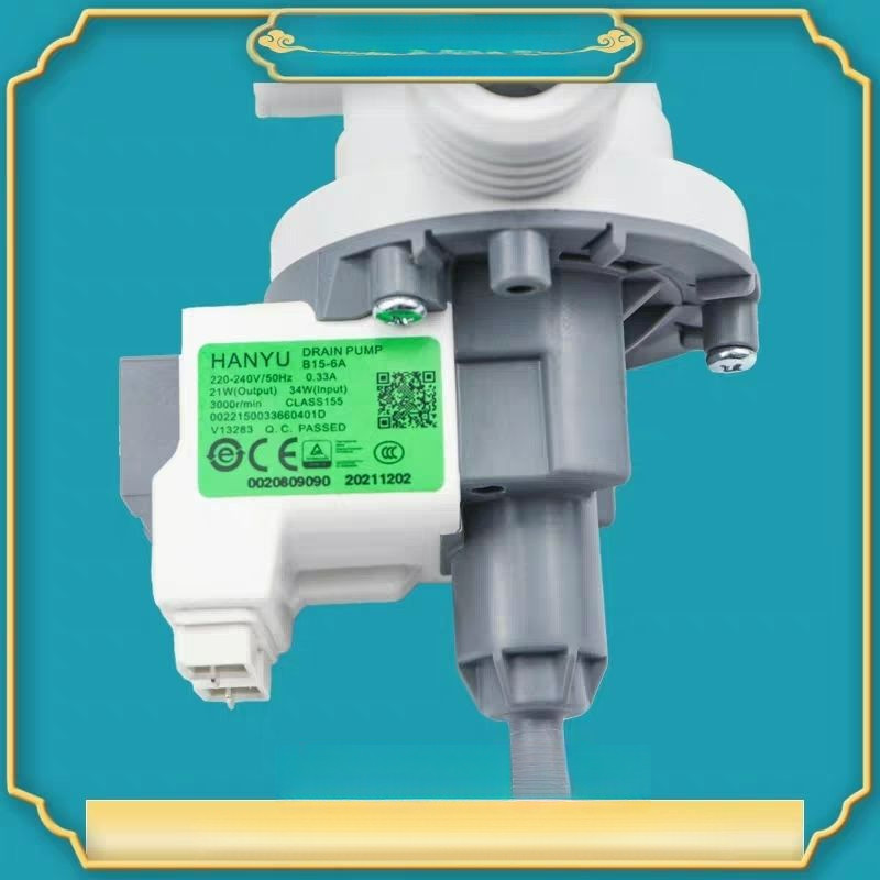 อุปกรณ์เครื่องซักผ้า Haier ที่ใช้งานได้ XQG70-1012-1000-1279-1000J ปั๊มระบายน้ำใหม่เอี่ยม ...