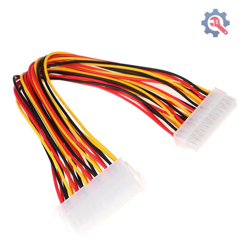 [GEX] 30 ซม. ATX 24 Pin Male to 24Pin Female Power Supply Extension Cable TH | Shopee Thailand