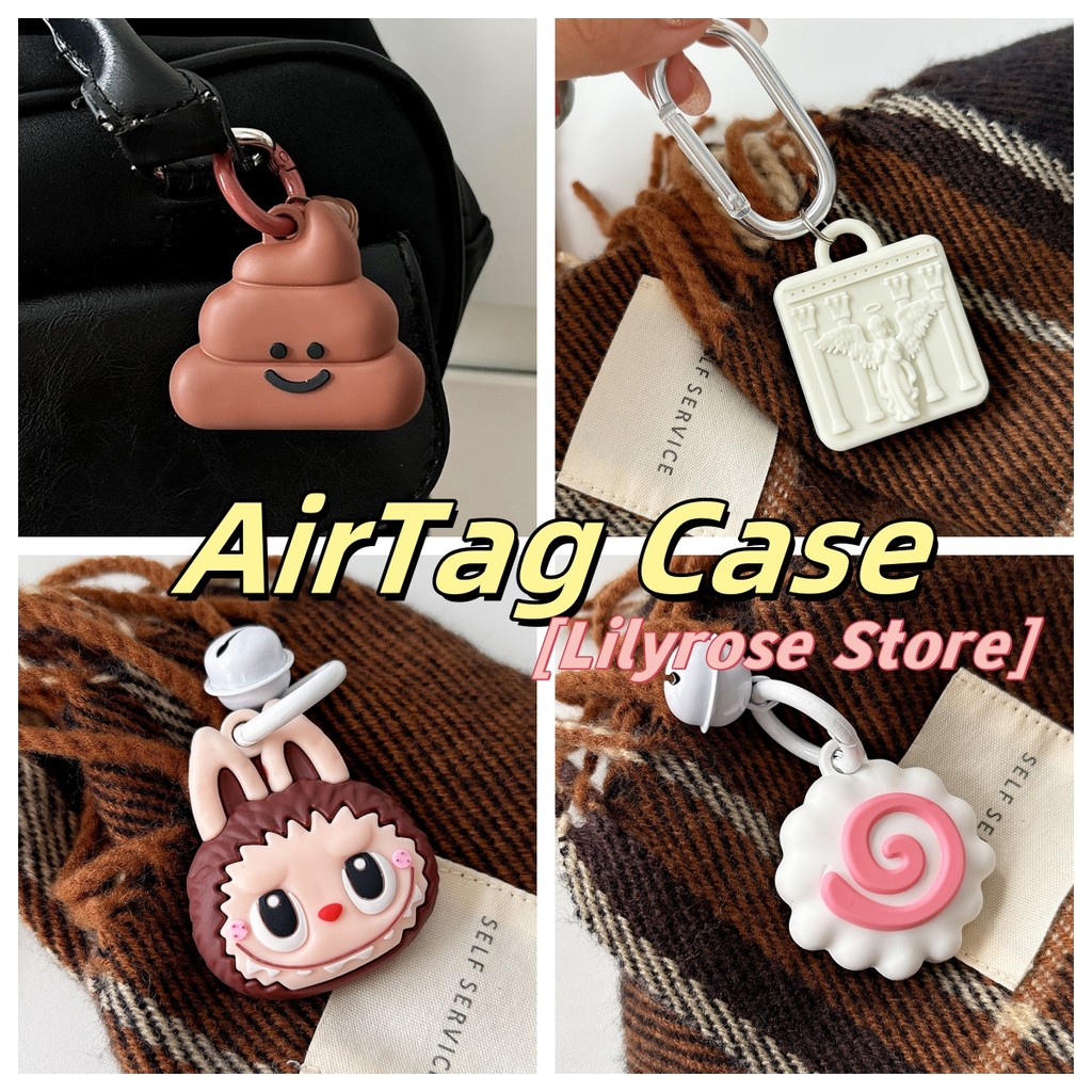 Labubu Casing AirTag Case สําหรับ Apple Tag GPS Protector พร้อมพวงกุญแจ ...