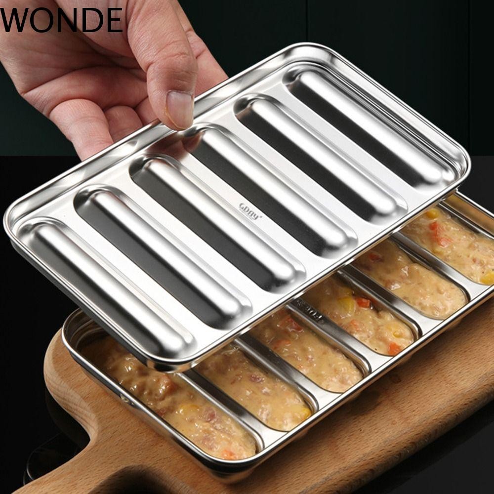 Wonde แม่พิมพ์ไส้กรอกในครัวเรือน Steamer Ham Mould โฮมเมด DIY 6-Cavity ...