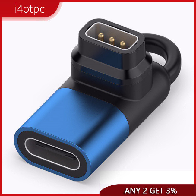 I4otpc Type C อะแดปเตอร์ชาร์จเครื่องชาร์จเปลี่ยนขั้วต่อชาร์จสําหรับ Pace 2 / Pro / 42 / Vertix ...
