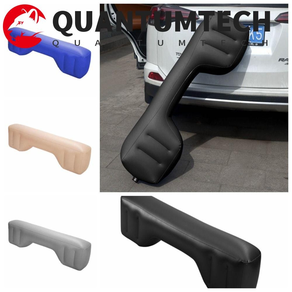 QUANTUMTECH รถ Inflatable Foot Pad, Air Bed PVC Auto Travel Inflatable ที่นอน, Long Gap Padding ...