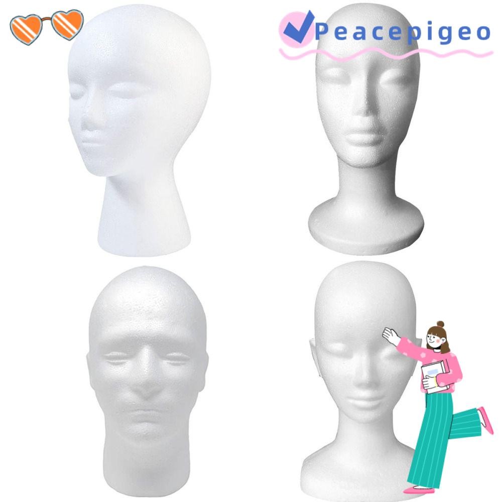 PEACEPIGEO หัวรุ่นแว่นตาขาตั้งจอแสดงผลหัวหญิงรุ่น Dummy โฟมวิกผมหัว | Shopee Thailand