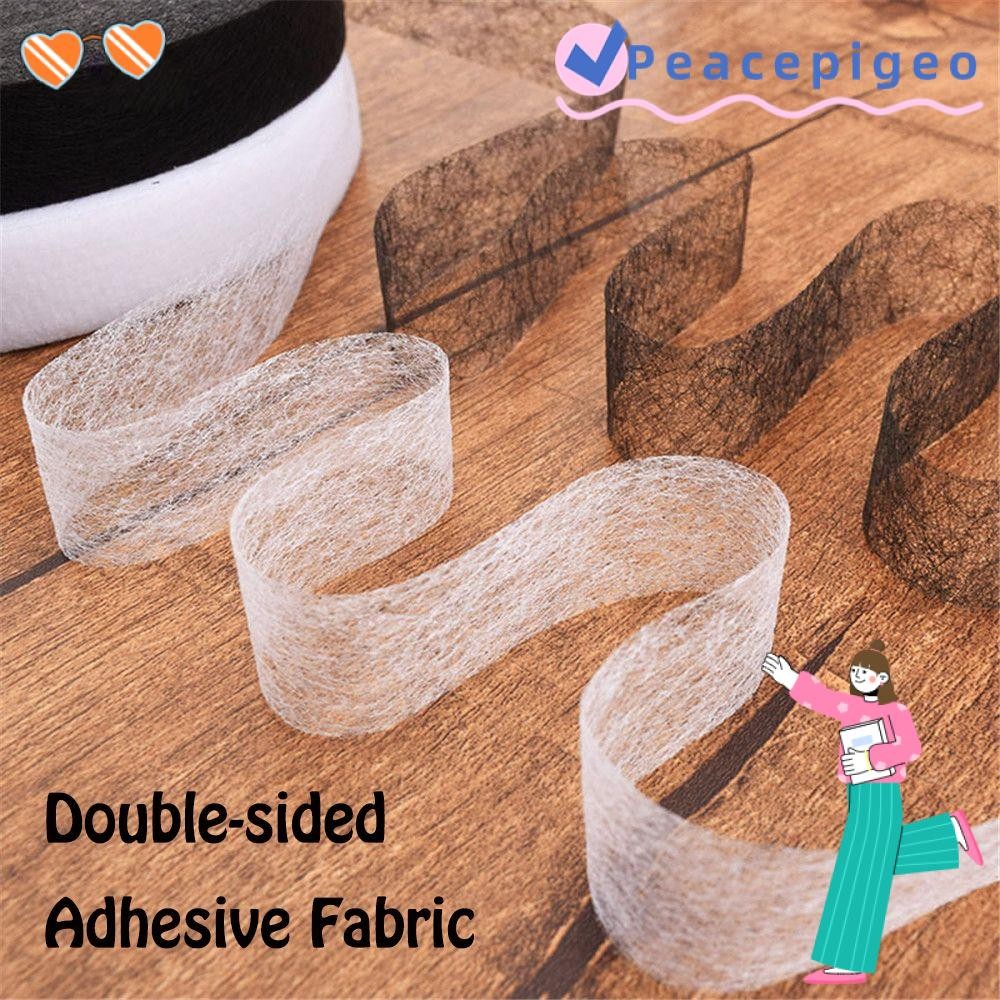 PEACEPIGEO 50m/roll เย็บม้วน DIY craft Interlining Iron บนเสื้อผ้าสองด้าน | Shopee Thailand