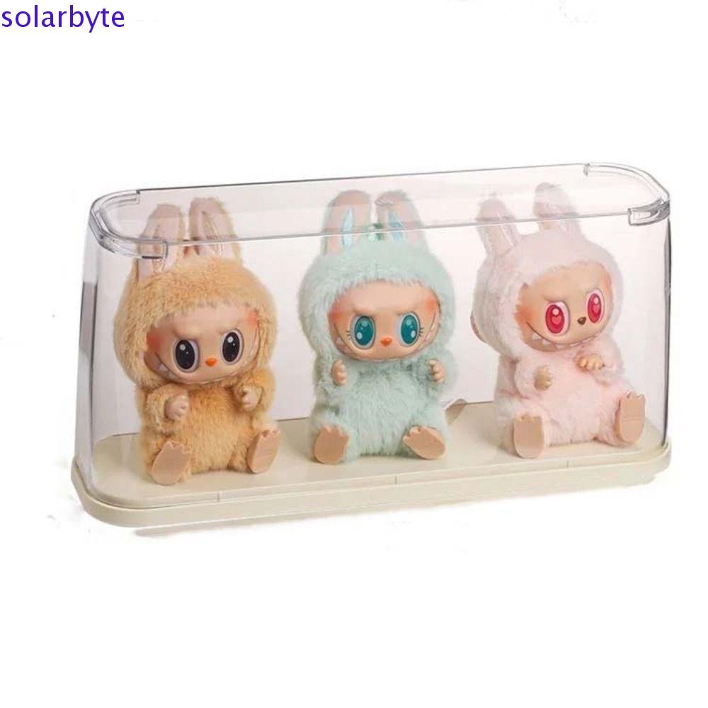 SOLARBYTE Labubu กล่องแสดง,ขนาดใหญ่ความจุที่ถอดออกได้นั่ง Party Labubu ...