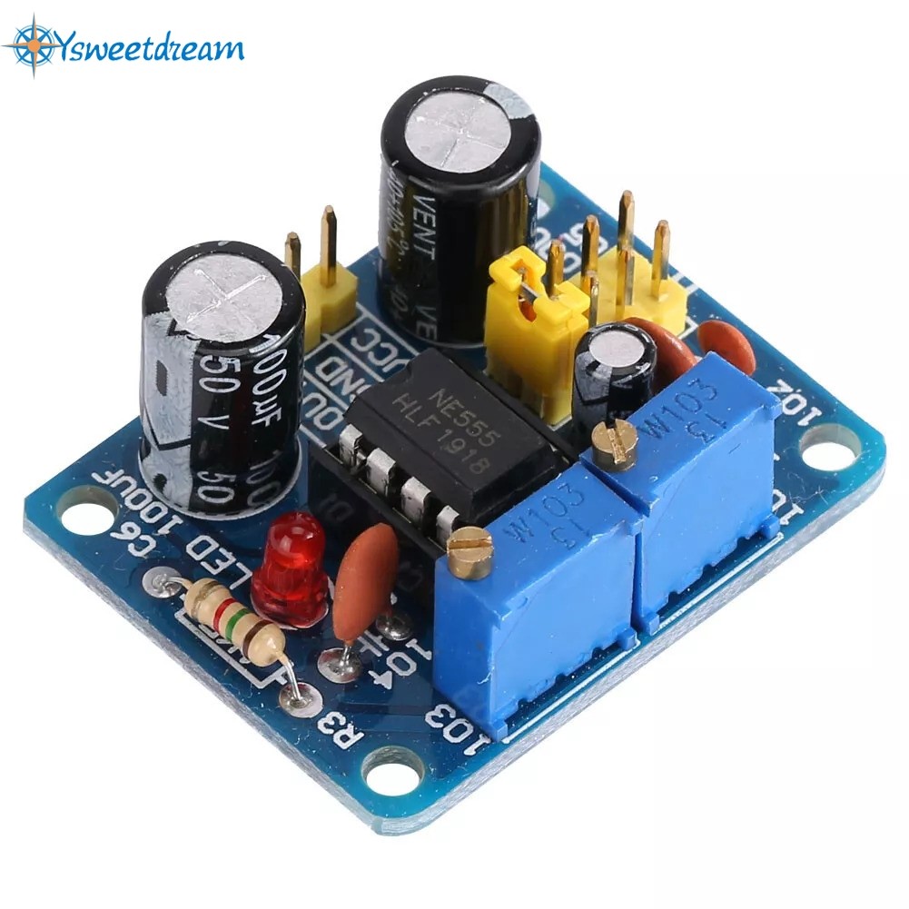 Ne555 Pulse Frequency Generator Duty Cycle Generator Board Module ...