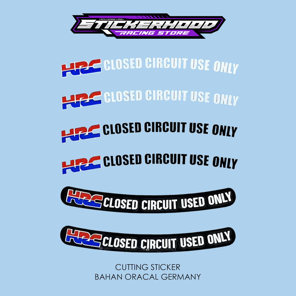 สติ๊กเกอร์ HRC CLOSET CIRCUIT ใช้เท่านั้น | Shopee Thailand