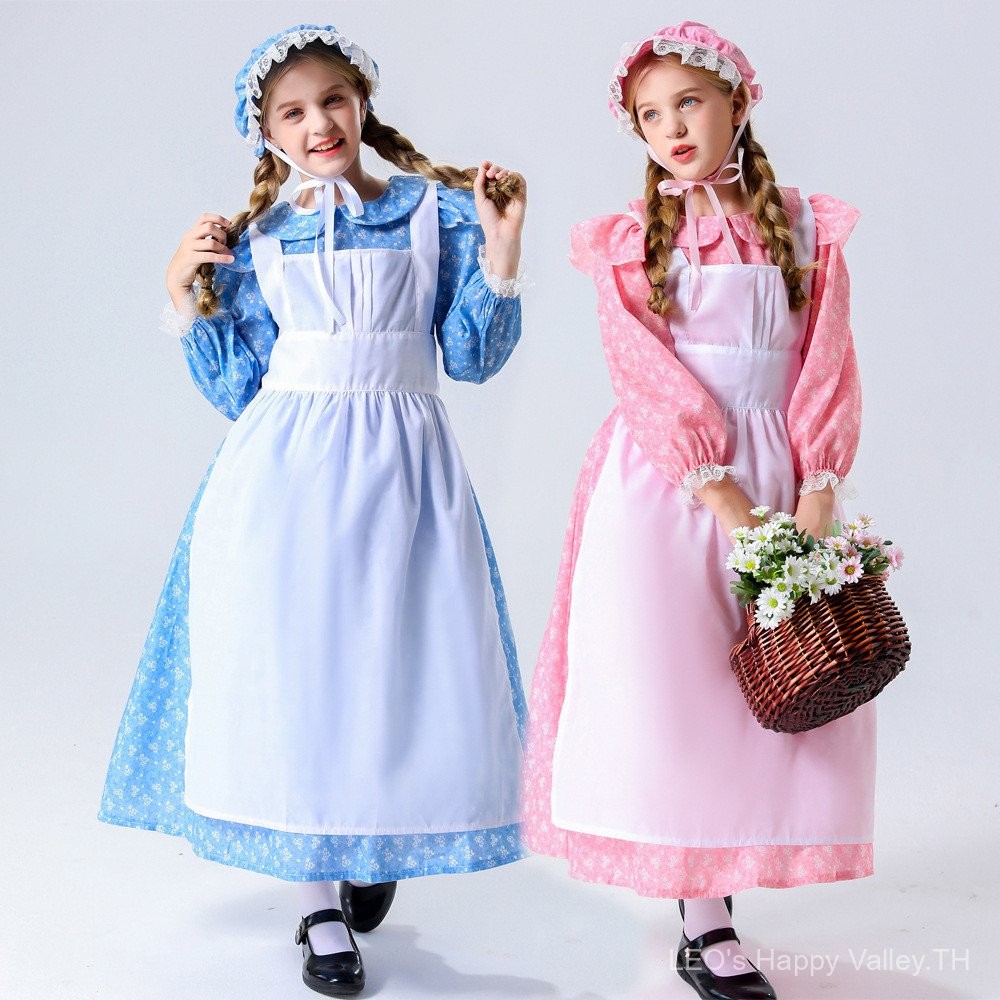 1205-KXT cosplay role-play Halloween Girl Maid Little Match Girl Rural ...