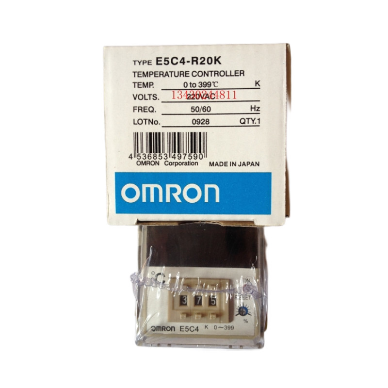 Omron เครื่องควบคุมอุณหภูมิ E5C4-R20K ตัวควบคุมอุณหภูมิหน้าปัด ...