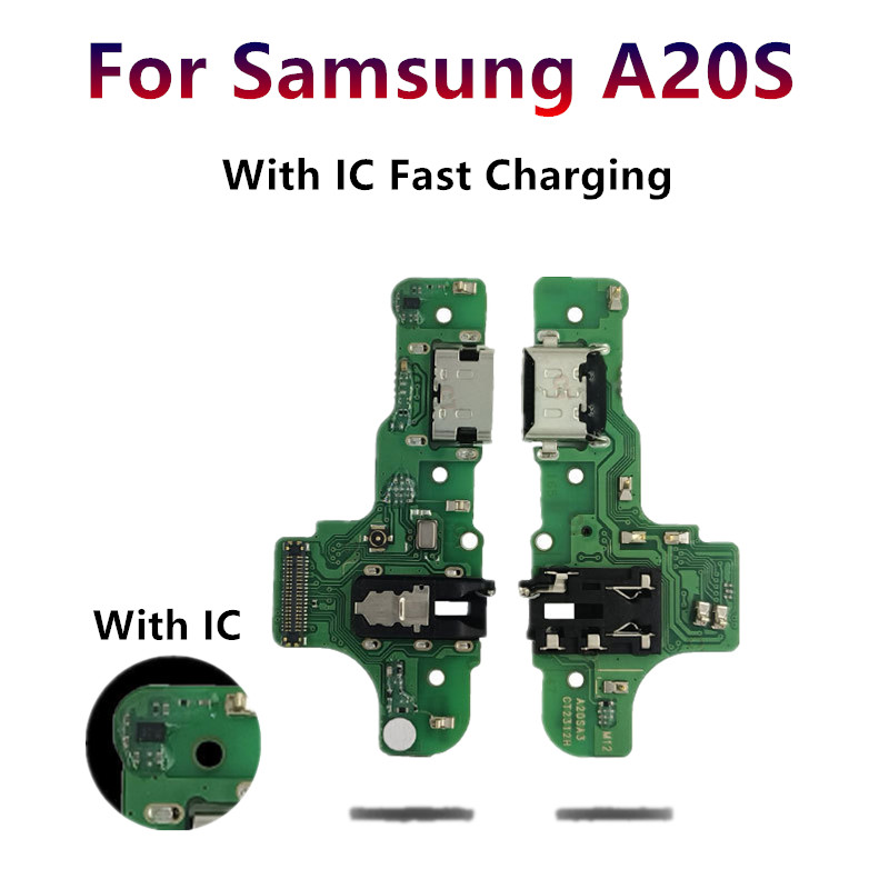 สําหรับ Samsung Galaxy A20S A207F M12 M14 USB ชาร์จพอร์ต Flex สายเชื่อม ...