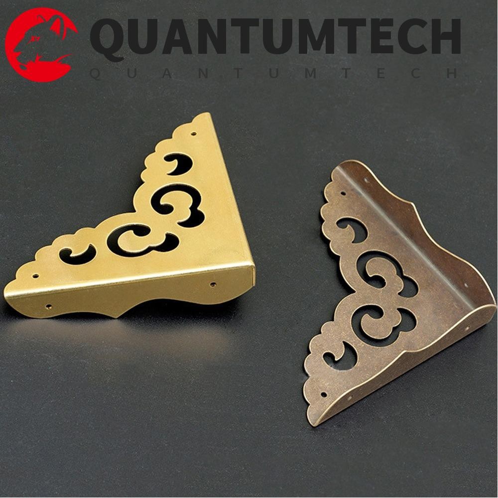 QUANTUMTECH ตัวป้องกันมุมทองเหลืองกรณีโบราณยามขอบมุม | Shopee Thailand