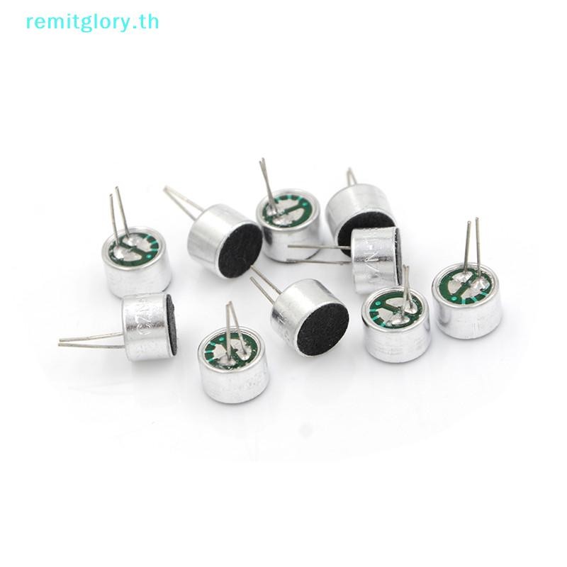 Remitglory 10pcs ยี่ห้อใหม่ Mini MIC แคปซูล Electret คอนเดนเซอร์ 2 Pins ...