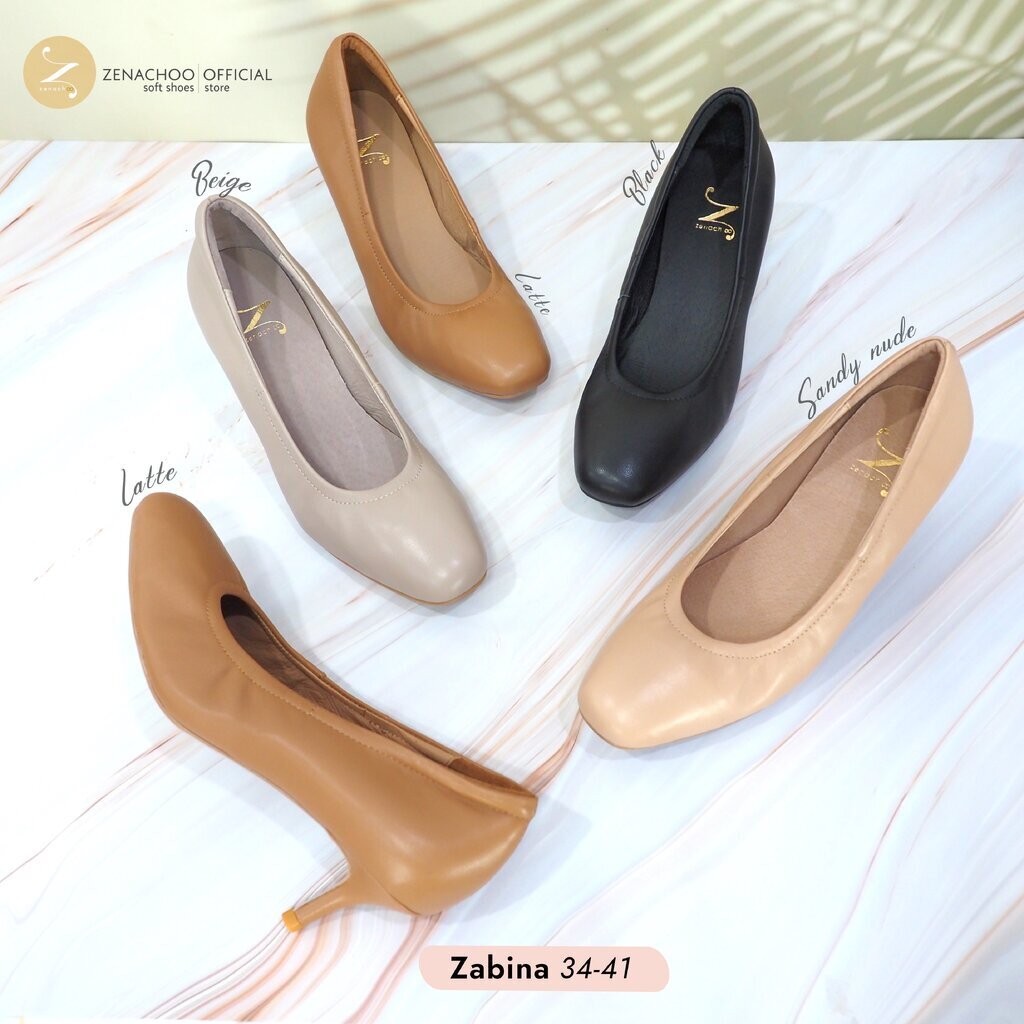 ทรงปกติ:เปลี่ยนไซส์ได้-ไม่รับคืน Zenachoo รุ่น zabina สูง 2 นิ้ว ...