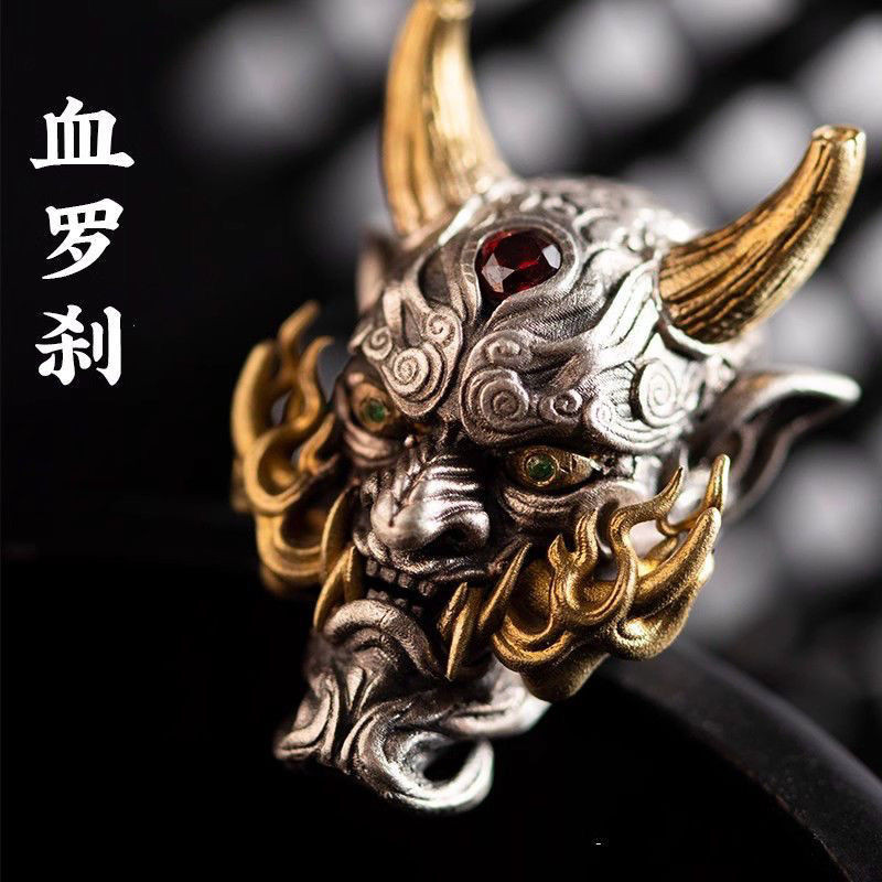 [คลังสินค้าพร้อม] Blood Luosha การผลิตที่น่าสนใจ Wenwan Tee S925 Silver ...