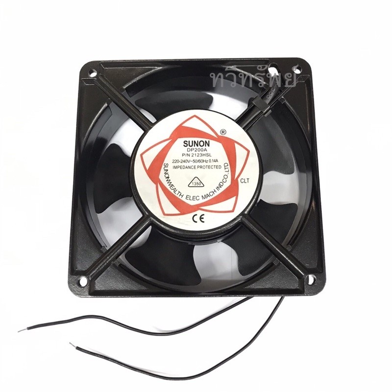 พัดลม SMRIN รุ่นSF8025AT 220V~240VAC-/50/60GZ0.07A ขนาด 129*120*38mm มี ...