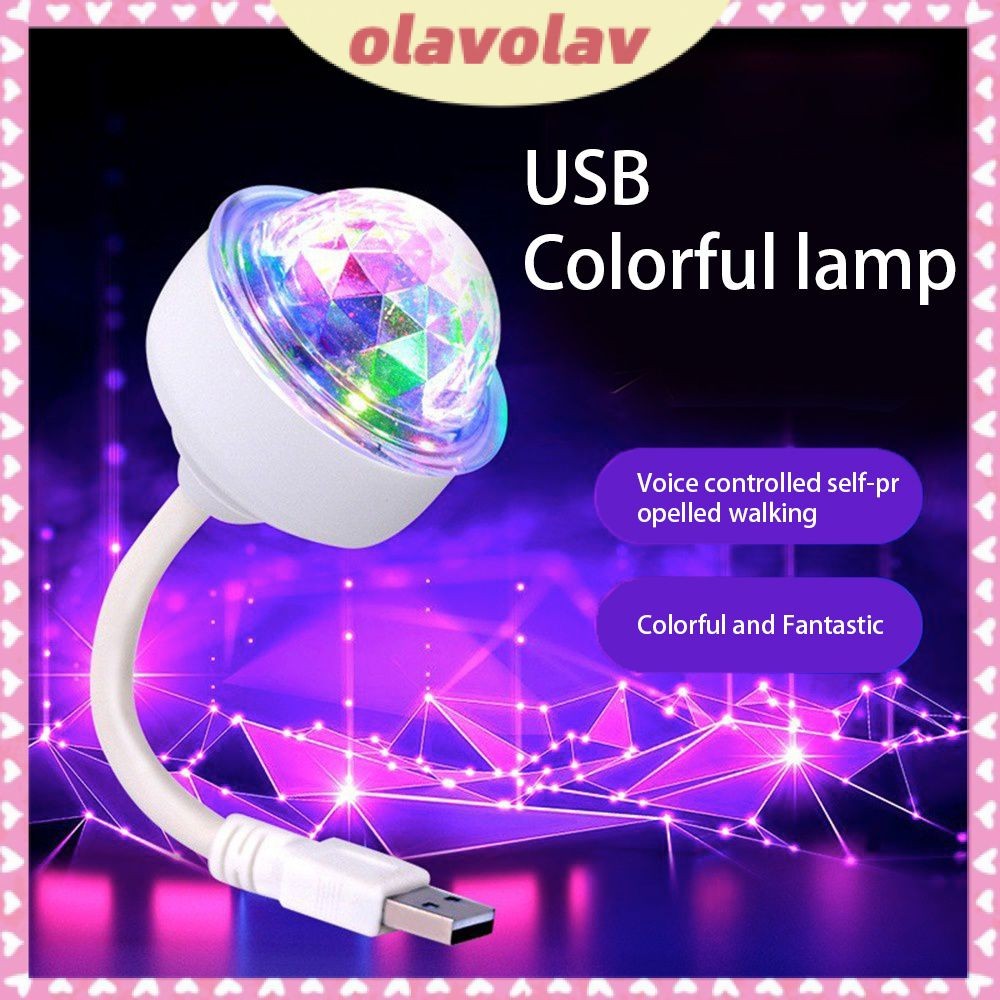 Voice Controlled Laser Light Bulb USB Voice Control Christmas Lights ...
