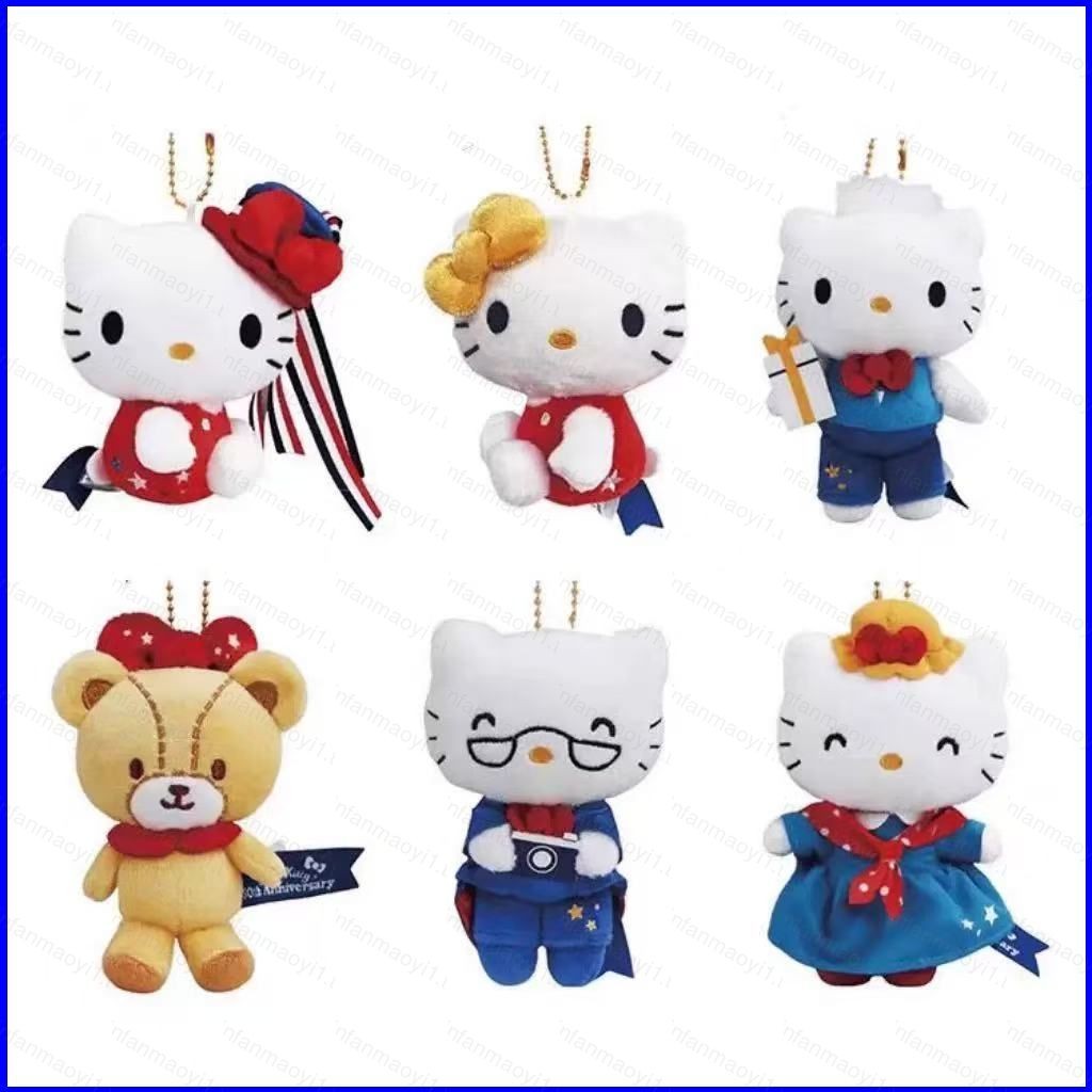 Nana น่ารัก Sanrio Hello Kitty ตุ๊กตาหมี จี้ของขวัญสําหรับแฟน พวงกุญแจ ...