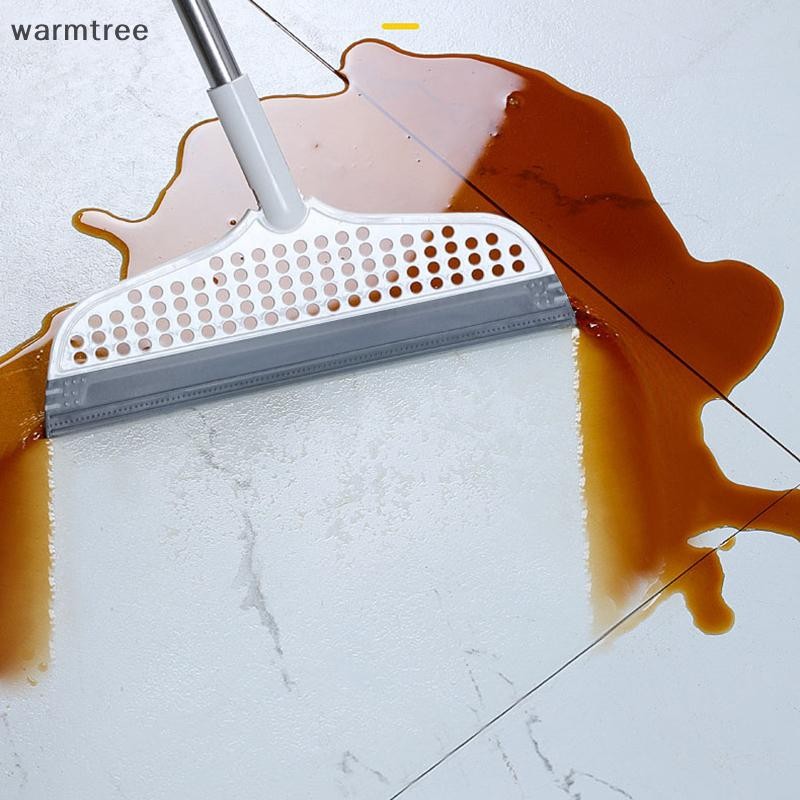 (warmtree) ไม้กวาดด้ามยาว Mop Water Stained Hair Dust Floor Scraper ...