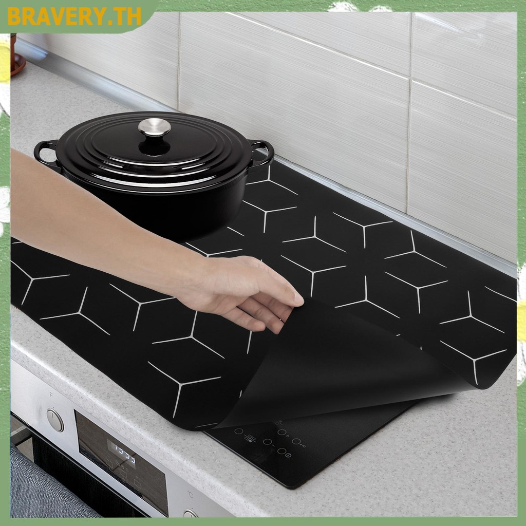 Induction Hob Protector Mat มัลติฟังก์ชั่นเตาแม่เหล็กไฟฟ้าฝาครอบเตาทน ...