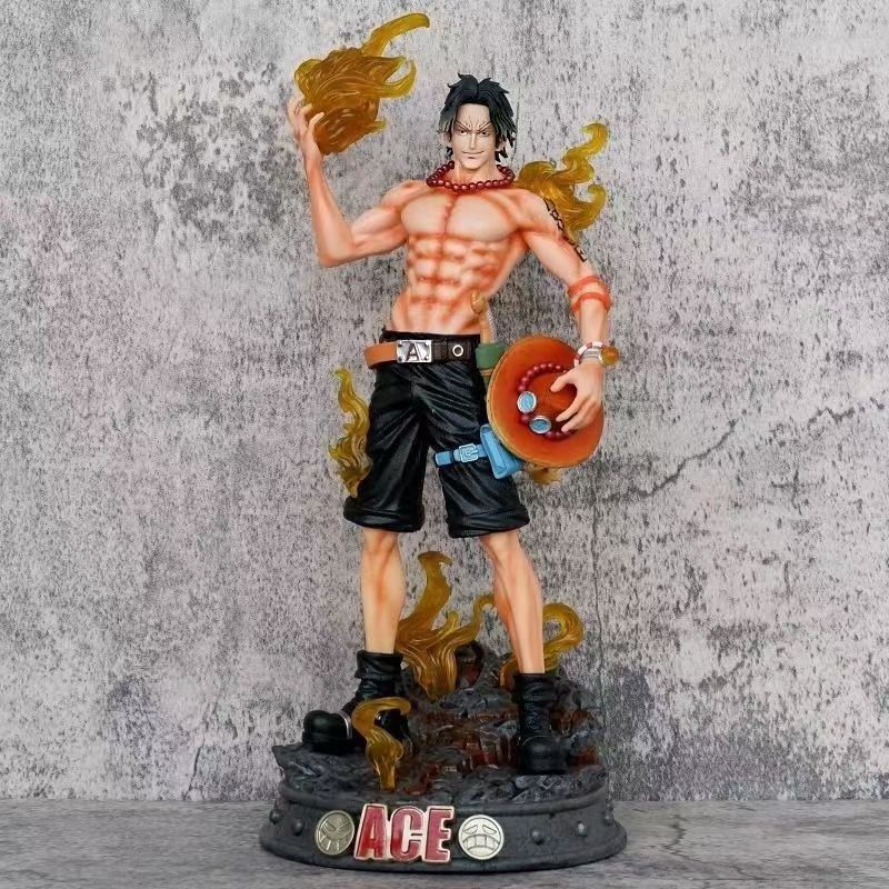One Piece Anniversary Ace Fire Fist Ace Scene Figure Model Boxed Figure ...