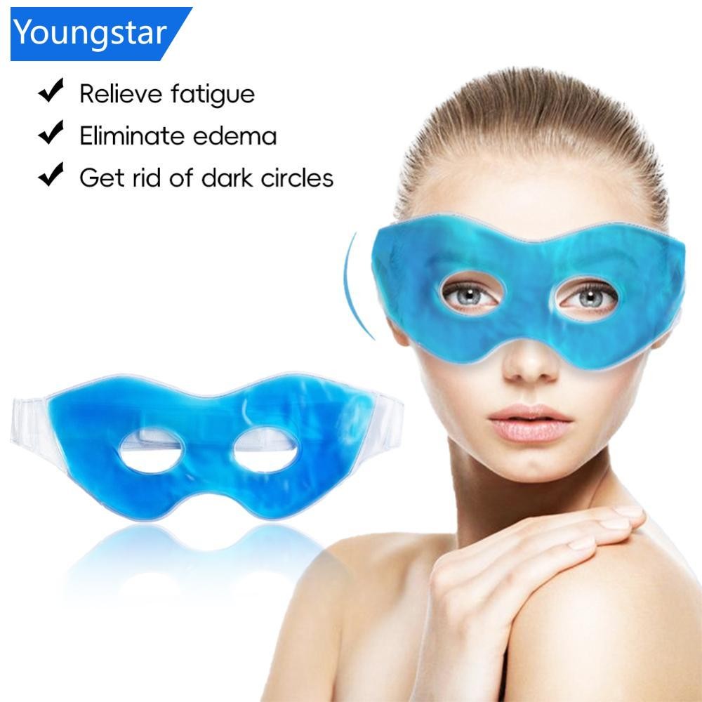 FFY Reusable Gel Eye Mask สําหรับร้อน/เย็นบําบัดประคบเย็น ...