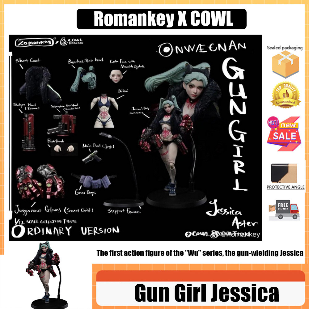 Romankey X COWL Gun Girl Jessica1/12 Ready Stock Series 1st Gun Girl ...