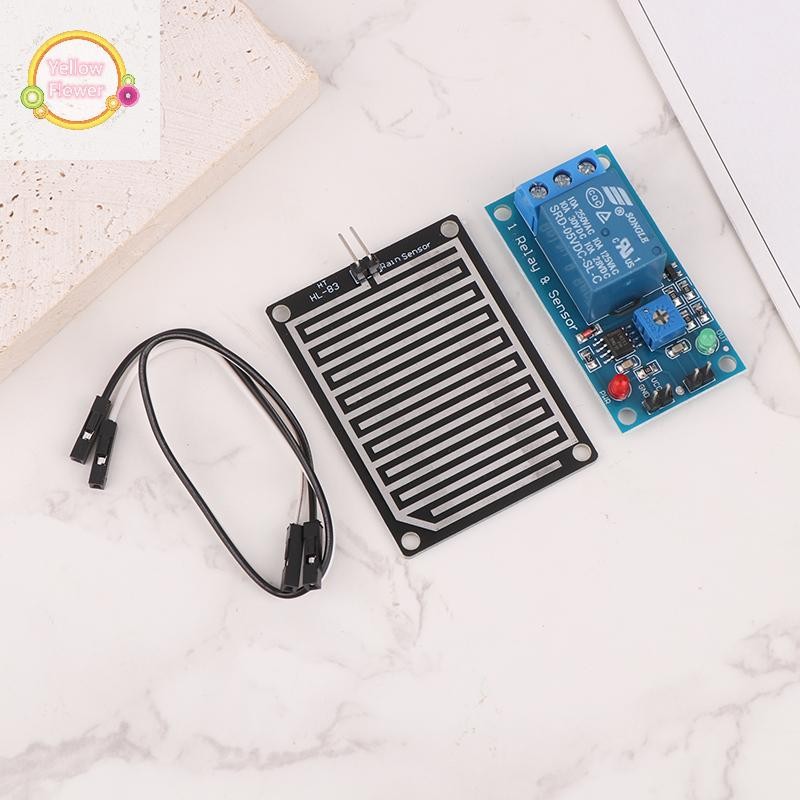 YellowFlower Snow Raindrops Detection Sensor โมดูลสภาพอากาศฝนโมดูล ...