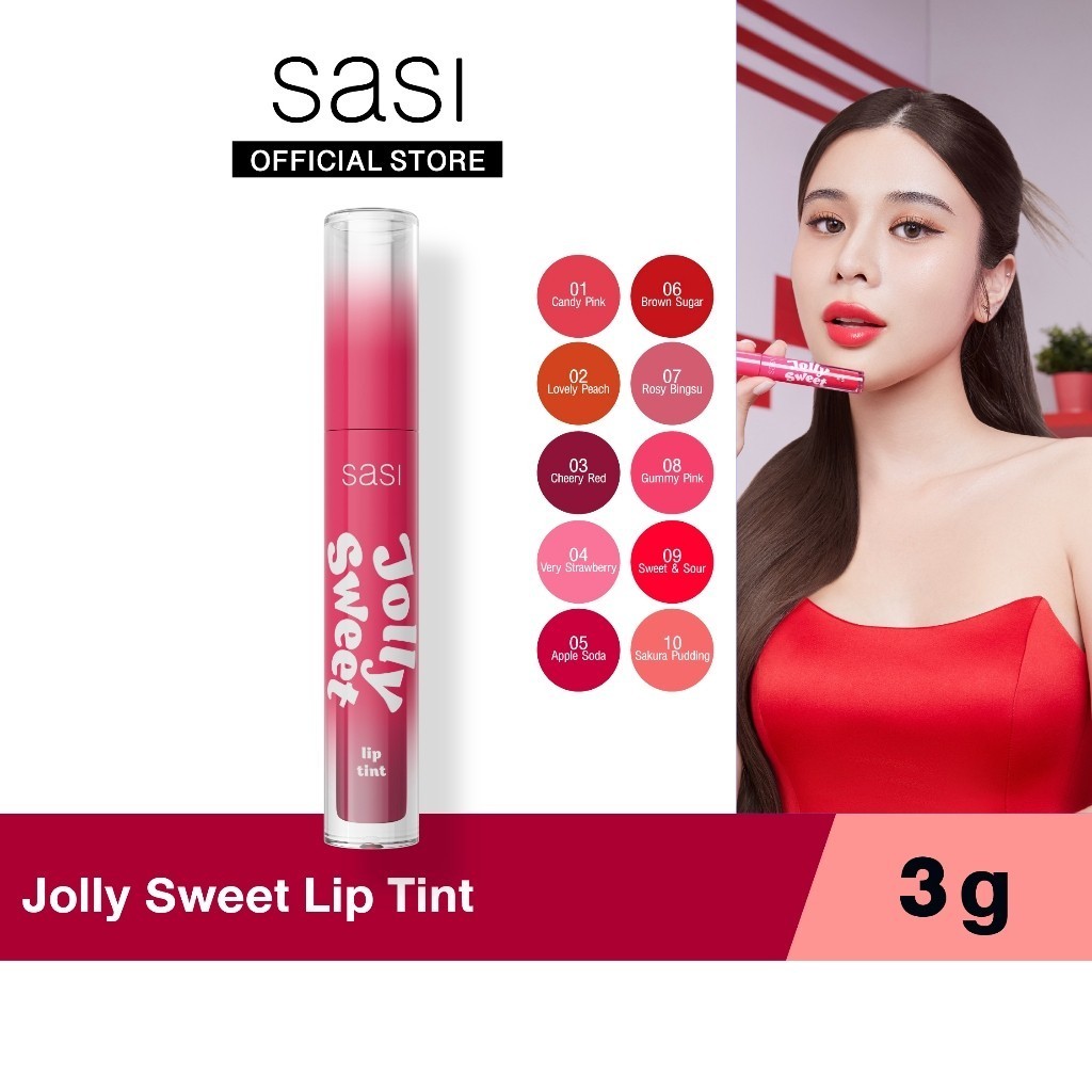 Jolly Sweet Lip Tint Sasi | Shopee Thailand