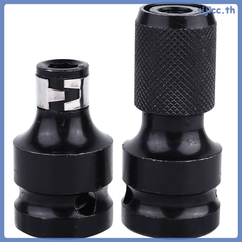 2 ชิ้นซ็อกเก็ตหกเหลี่ยม Air Batch ประแจอะแดปเตอร์ Keyless Chuck ...