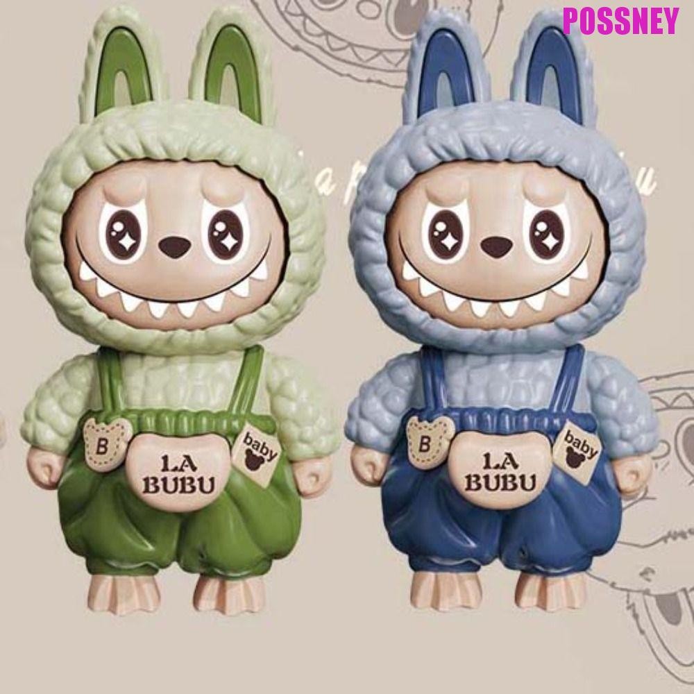 Possney Labubu Face Makeup Toy, 3 Facial With Keychain Labubu Face ...