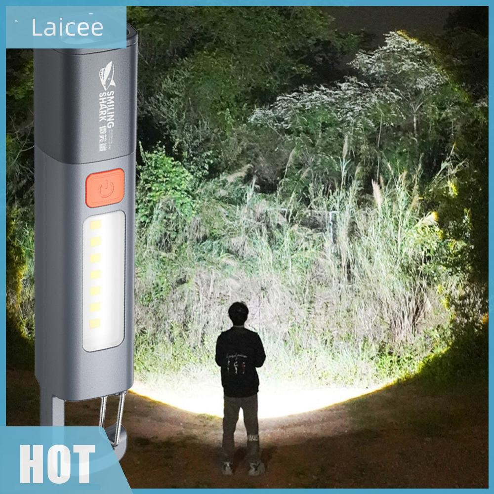 [Laicee.th] ไฟฉาย 10 แพ็ค ไฟฉาย LED แบบชาร์จไฟได้พร้อม 3 โหมดและตะขอสําหรับฉุกเฉิน | Shopee Thailand
