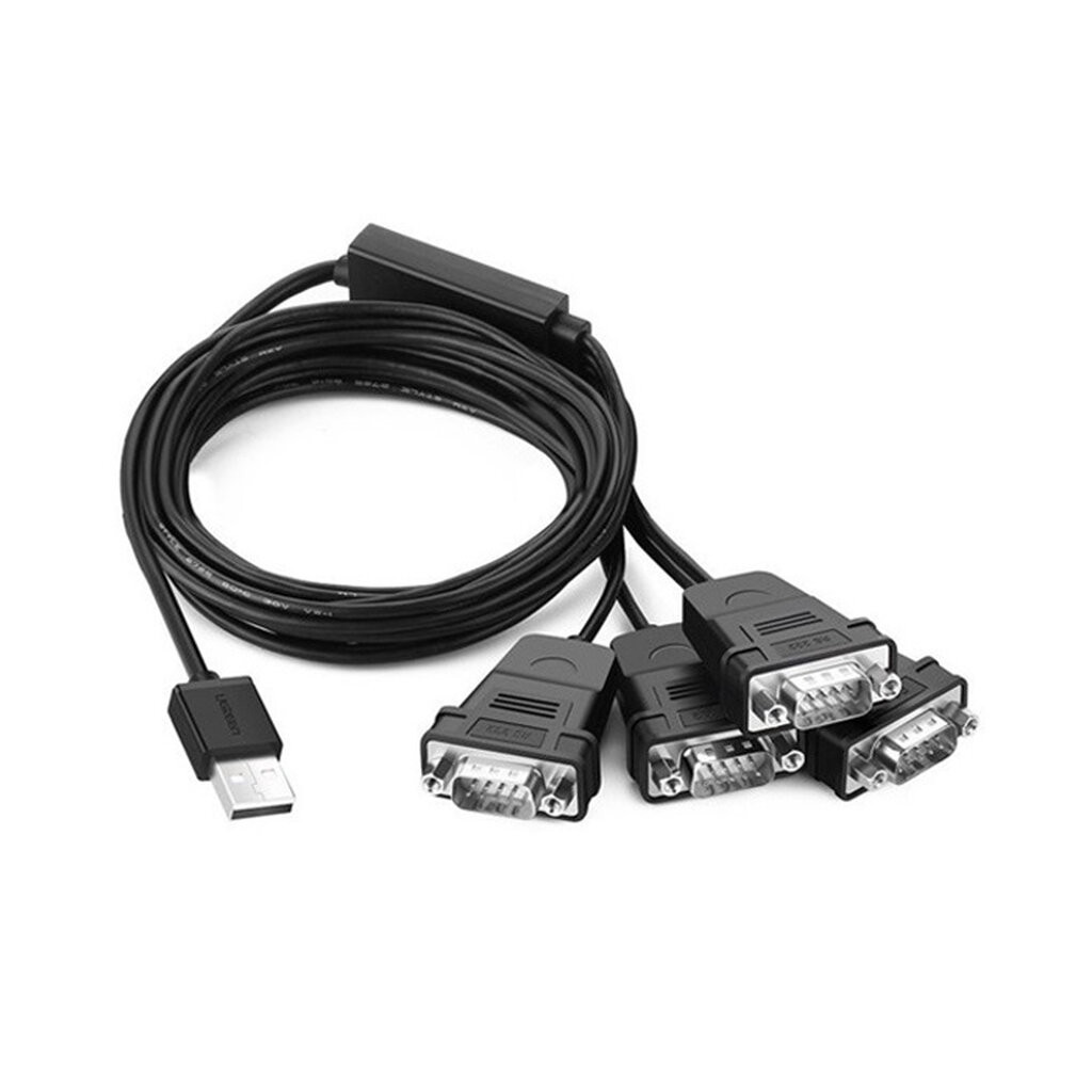 Ugreen 30770/US229 USB 2.0 to 4 serial RS232 Adapter Cable 1.5M ...