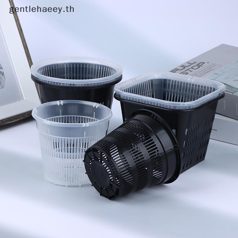 Gg 11 ซม.14 ซม.ผีเสื้อ Orchid พิเศษดอกไม้หม้อด้านข้างสุทธิถ้วยหม้อพืช ...