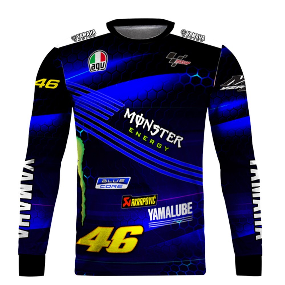 Yamaha Type 2 Full Sublimation Dri-Fit Motorcycle Sweatshirt เสื้อยืด ...