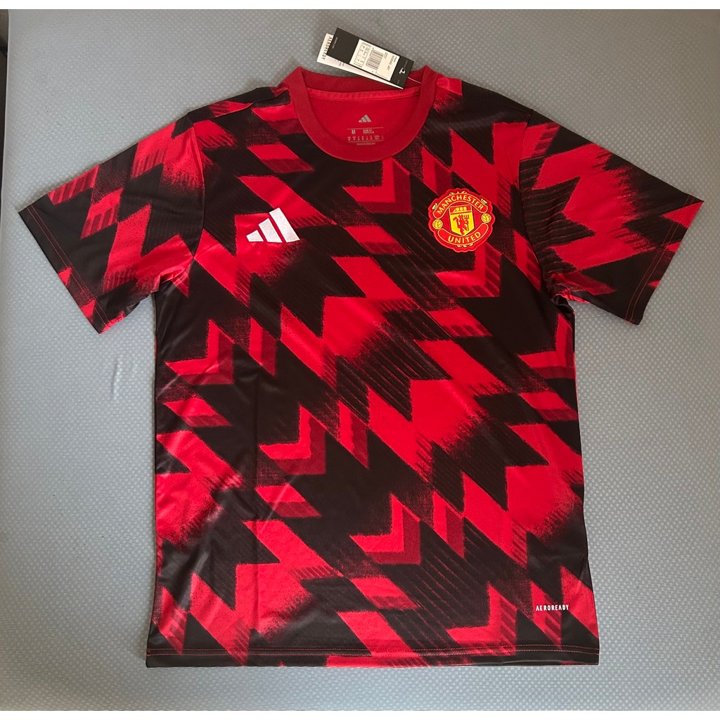 2025-26 Man Utd Pre Match Uniform Fan เสื้อฟุตบอลรุ่นสีเขียว – คุณภาพ ...