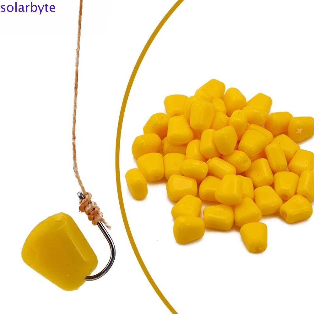 SOLARBYTE กลิ่นข้าวโพดเหยื่อตกปลา Pesca อุปกรณ์ตกปลาลอยล่อเหยื่อนุ่มประดิษฐ์พลาสติก Pop-Up ...