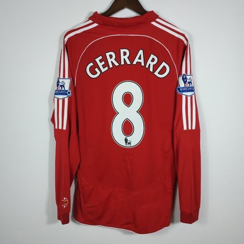 2006-2008 Liverpool FC Retro Home Jersey – เสื้อยืดสั่งทําแขนยาว ...