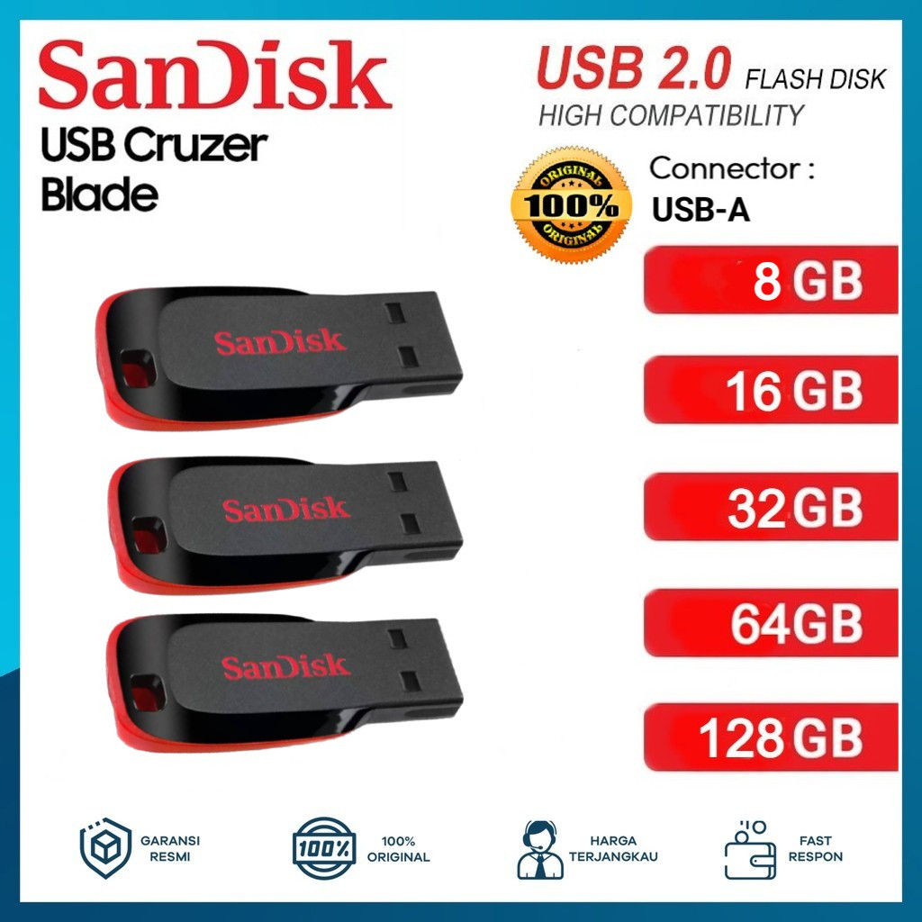 แฟลชไดรฟ์ แฟลชไดรฟ์ Flash Disk USB 2.0 4GB 8GB 16GB 32GB 64GB 128GB | Shopee Thailand