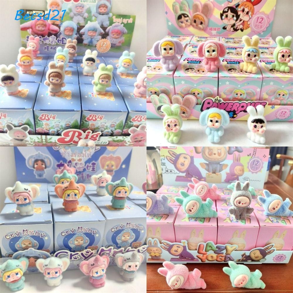 BECSD เครื่องประดับขนาดเล็ก 12 ชิ้น, The Elephant Series Labubu Crybaby ...