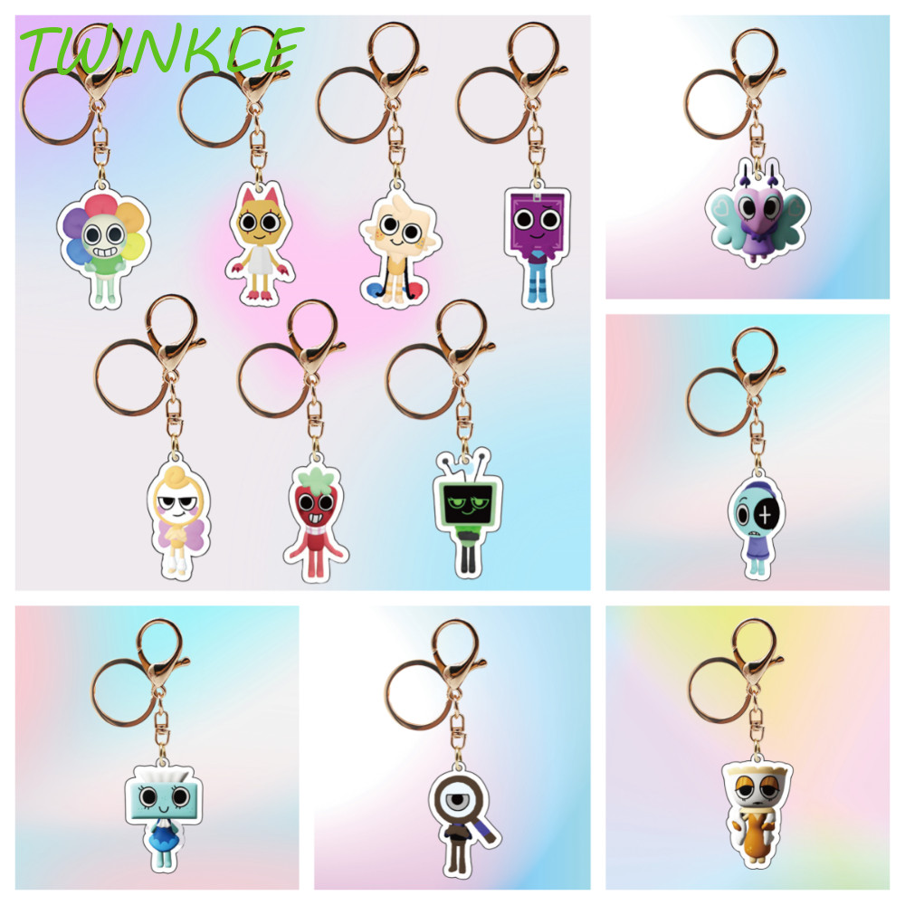 จี้โลก TWINKLE1 Dandys, Scraps Pebble Game พวงกุญแจโลกของ Dandy ...