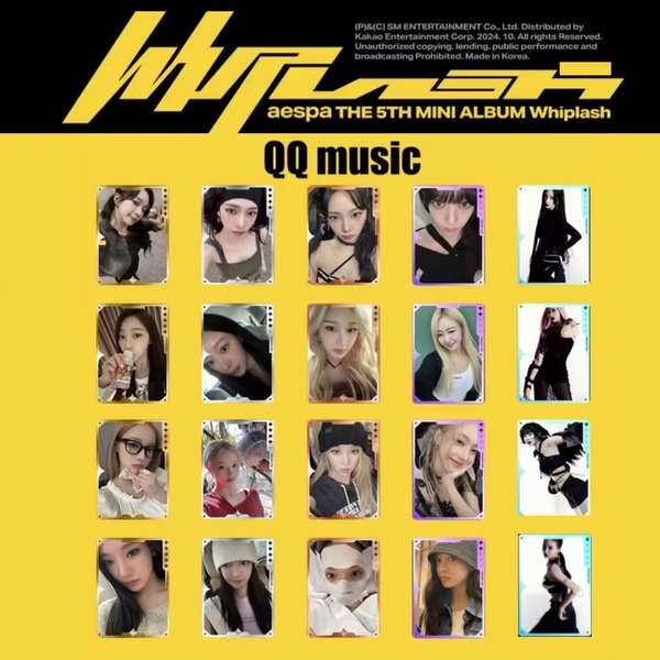การ์ด bus แท้ การ์ด bus พร้อมสต็อก aespa Zha mini5Whiplash ของขวัญพิเศษ Photocard QQ Music ...