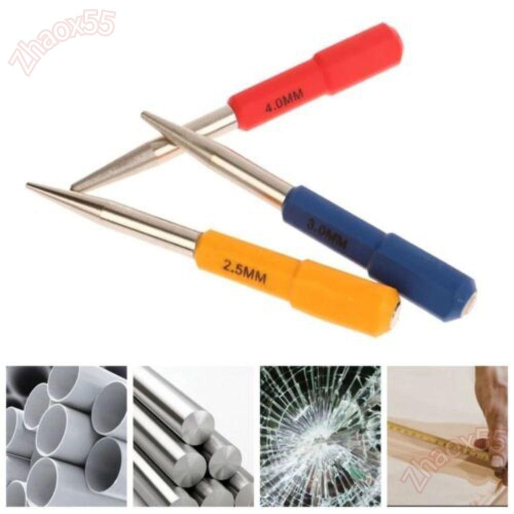 Zhaox55 3 ชิ้น/เซ็ต Alignment Punch, ทนทานความแข็งสูง Center Punch, แบบ ...