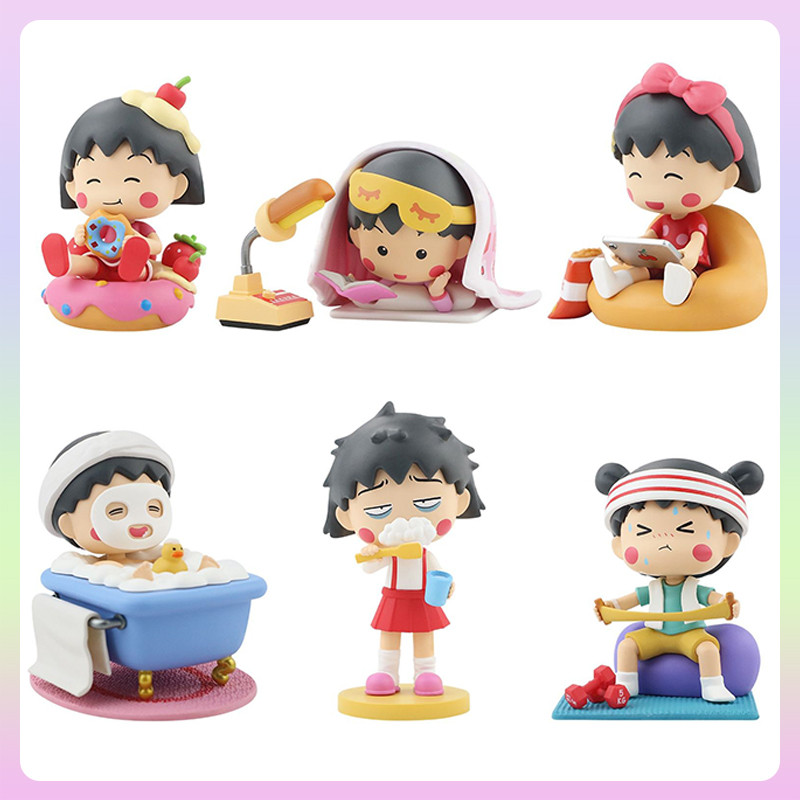 Chibi Maruko Chan Daily Series กล่องตาบอด handmade ของเล่นตุ๊กตา Maruko ...