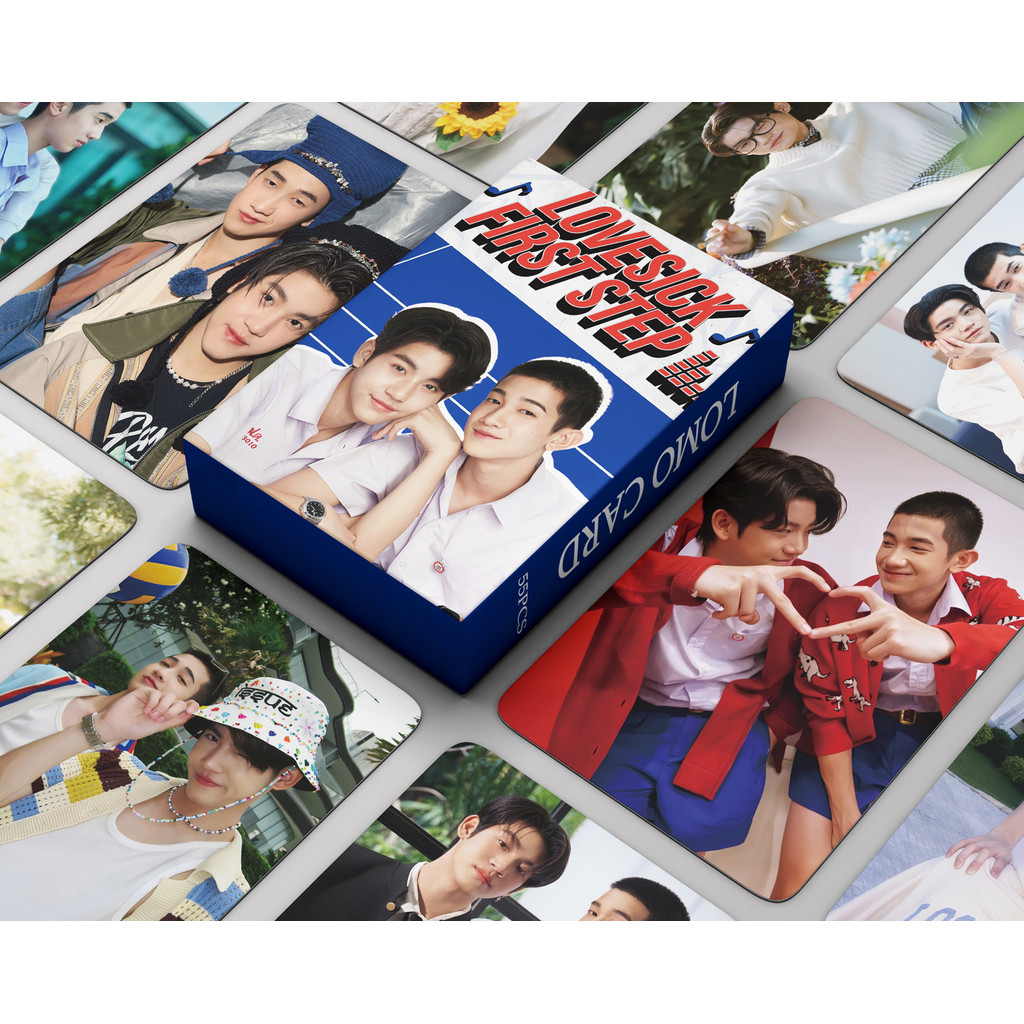55-60pcs Love Sick 2024 Holographic การ์ด Lomo Almond Progress Phun Noh ...